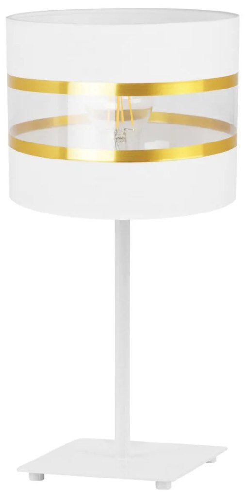 Stolní lampa ELEGANCE, 1x textilní stínítko (výběr ze 6 barev), (výběr ze 2 barev konstrukce), G, LN