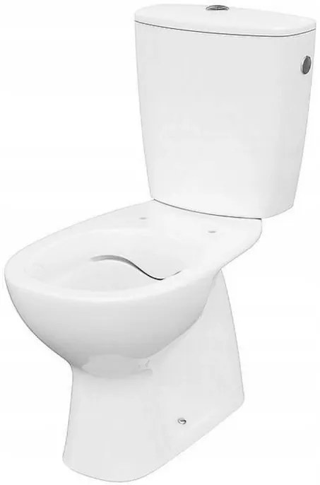 Cersanit ARTECO - WC kombi + antibakteriální sedátko s funkcí pomalého zavírání, vertikální odpad, K667-075