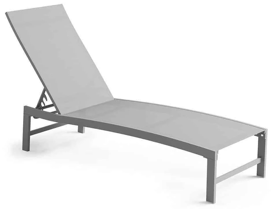 Zumm Garden Furniture® Zahradní lehátko ALTEA šedé