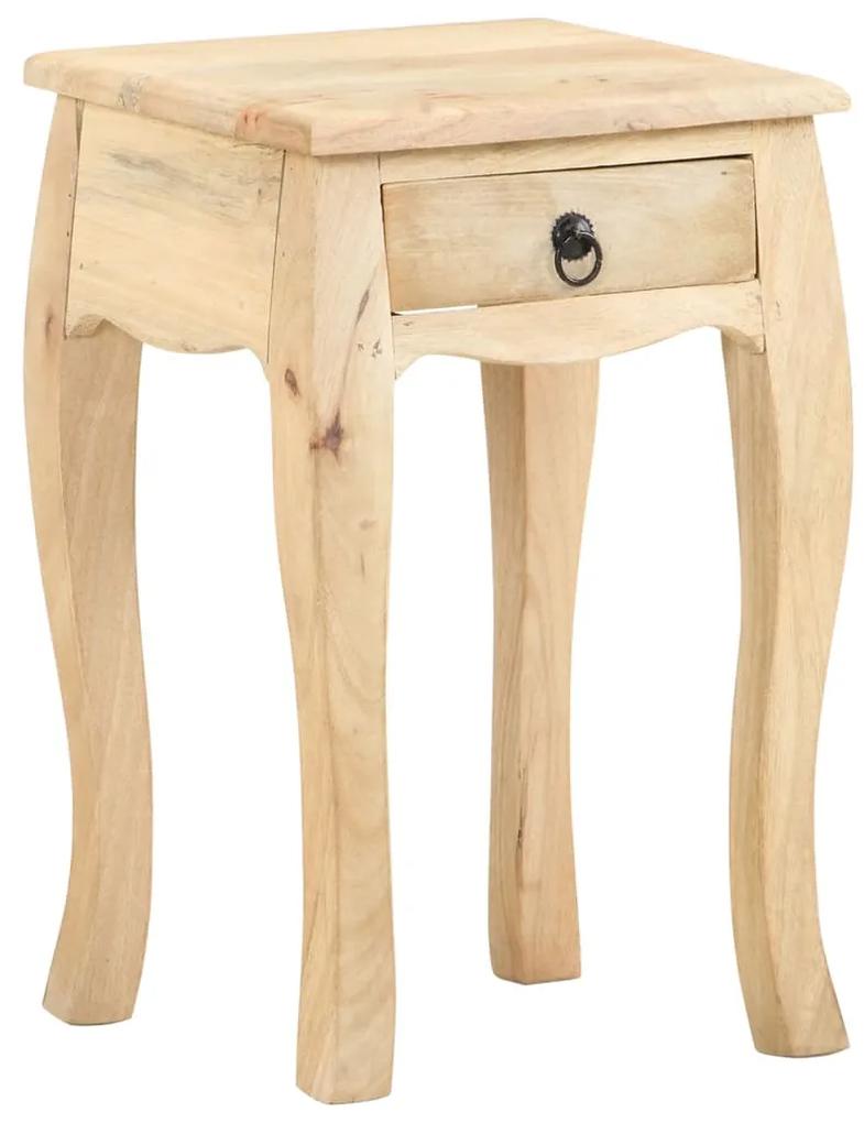 Noční stolek 28 x 28 x 46 cm masivní mangovníkové dřevo,  321708 HangarStore.cz