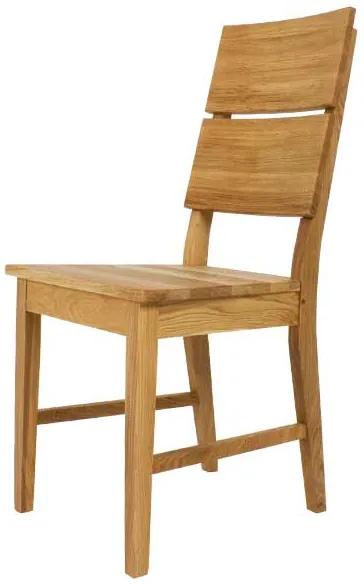 Jídelní židle Z52 Kája, dřevěný sedák, dubový masiv