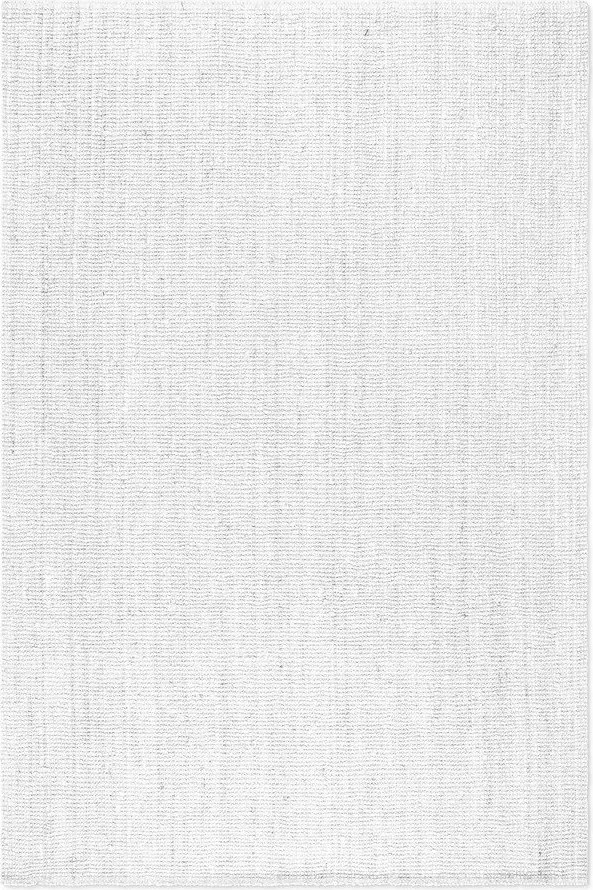 Světle šedý oboustranný/ručně tkaný jutový koberec 60x90 cm Bouclé Jaipur – Hanse Home