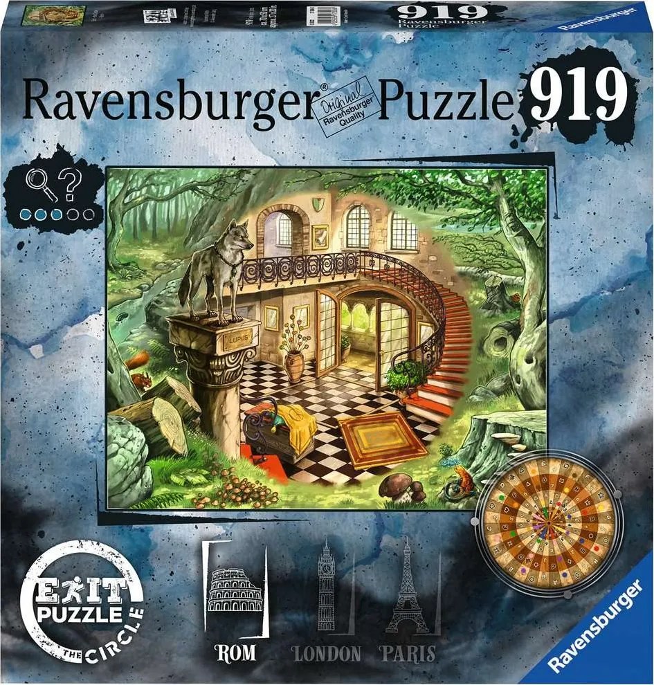 Puzzle ravensburger 173068 exit puzzle - the circle: v římě 920 dílků