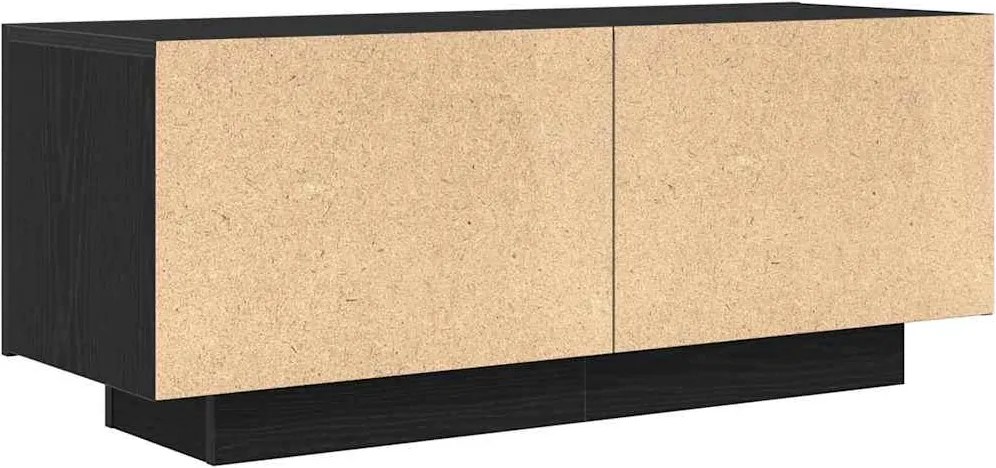 Televizní skříň 100 x 35 x 40 cm Černý dub Kompozitní dřevo 3333066