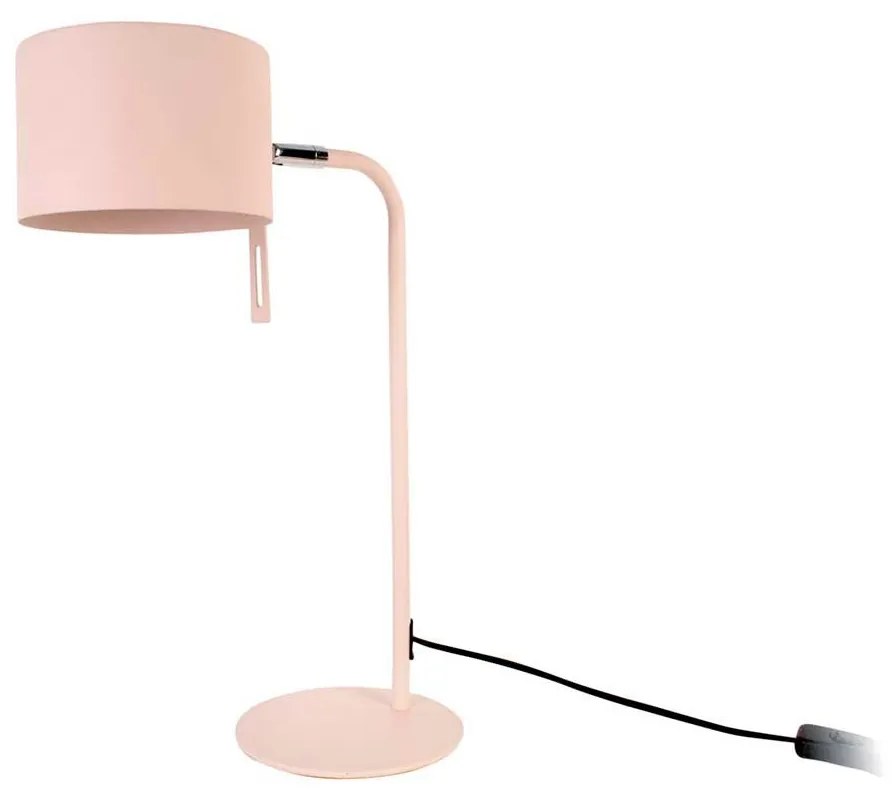 LEITMOTIV Stolní lampa Shell – růžová 45 cm