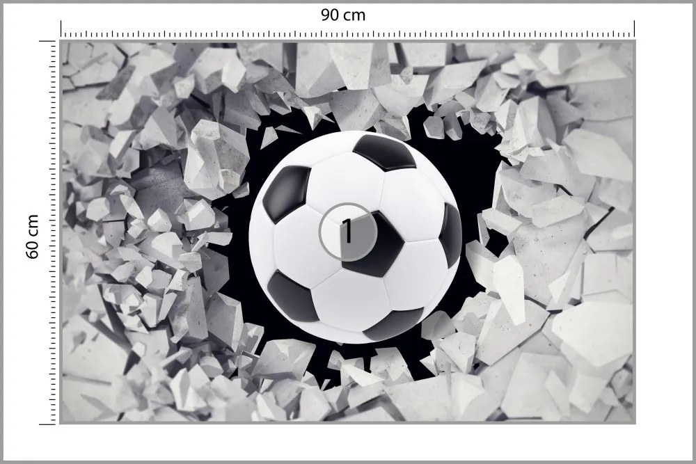 Fototapeta Fotbal Omyvatelný vlies 208x146