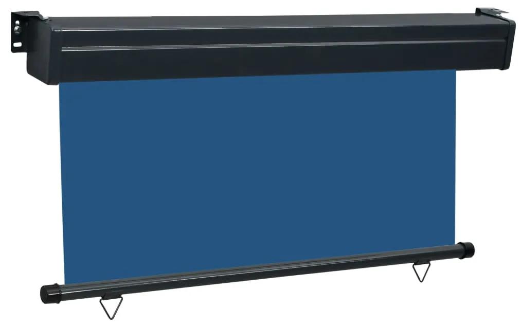 vidaXL Balkonová zástěna 140 x 250 cm modrá