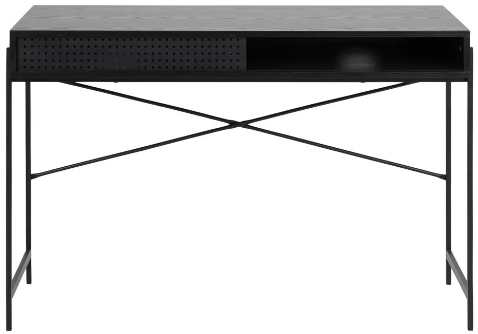 Designový psací stůl Naarah 110 cm černý