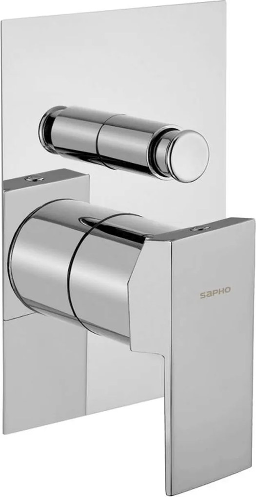 Sapho Spectre - Sprchová baterie pod omítku, pro 2 spotřebiče, chrom 1102-42C