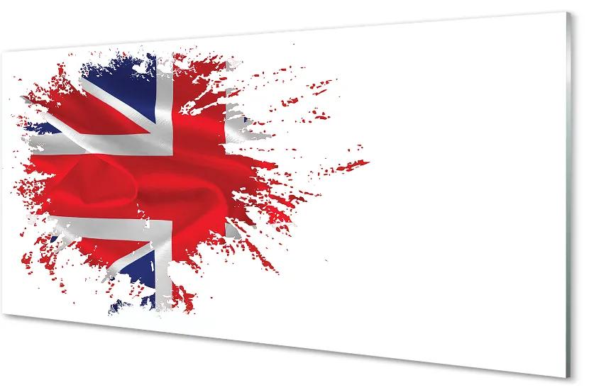 Obraz na skle Vlajka Velké Británie 120x60 cm