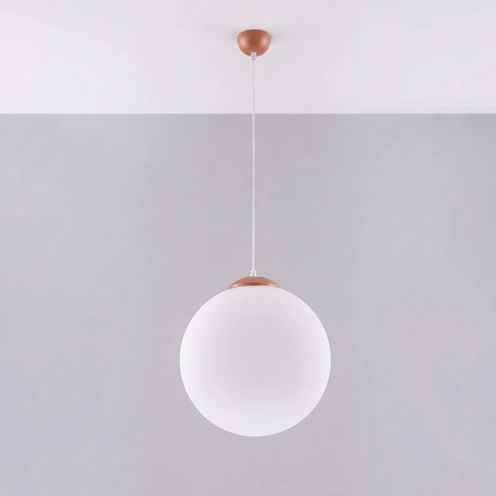 Sollux Lighting Závěsné svítidlo UGO 40 okrově červené