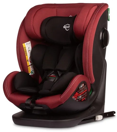 CARETERO autosedačka SECURO I-SIZE BURGUNDY (40-150)