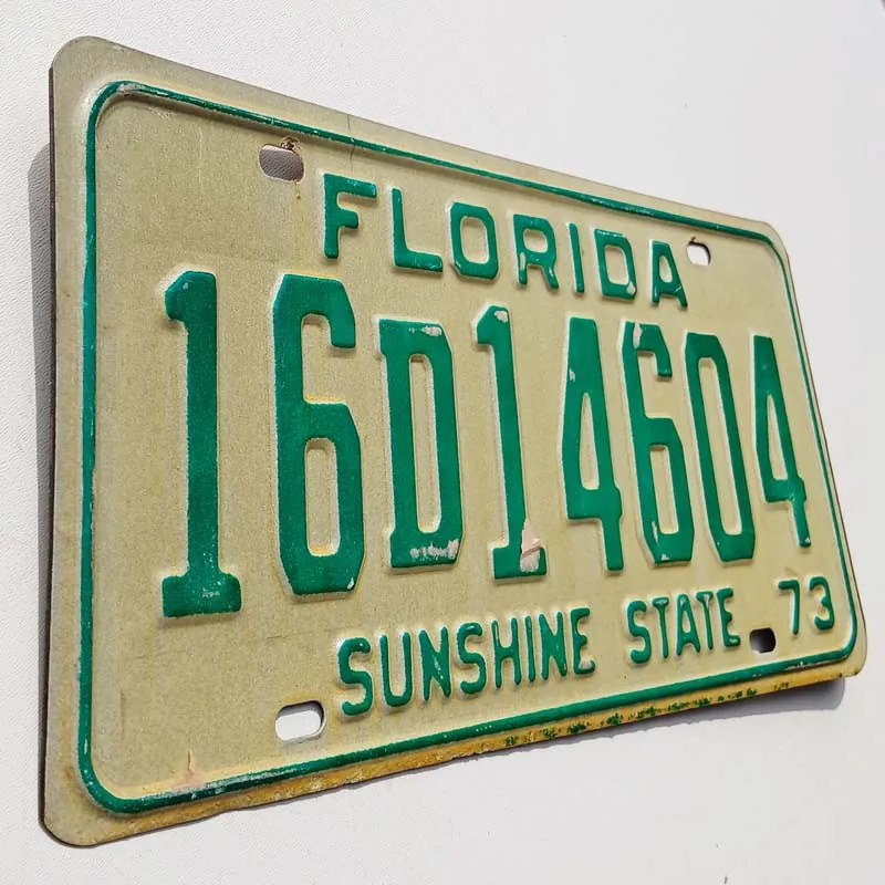 Americká SPZ Florida 1973 Sunshine State 16D14604