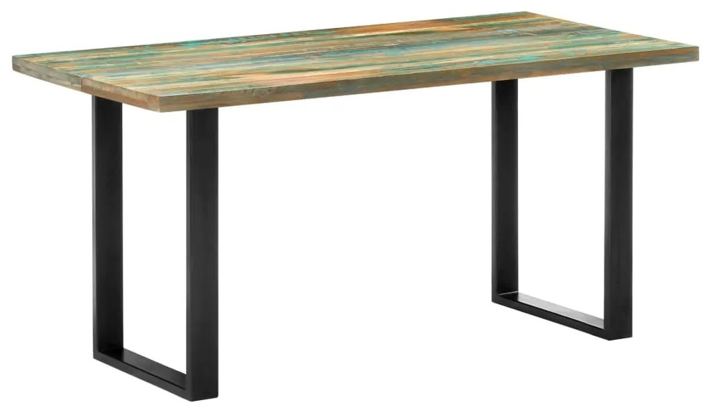 285832 vidaXL Jídelní stůl 160 x 80 x 75 cm masivní recyklované dřevo