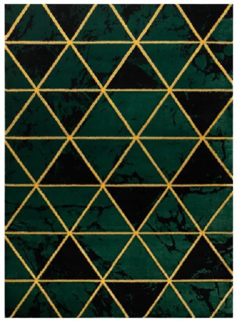 Dywany Łuszczów Kusový koberec Emerald 1020 green and gold - 200x290 cm