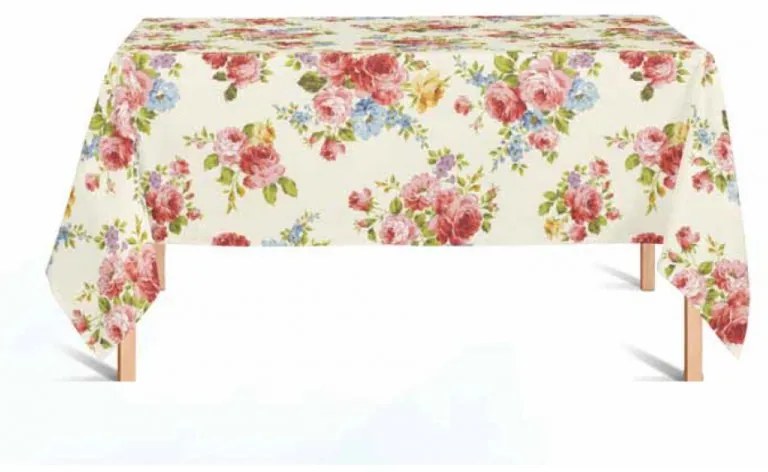 Ubrus PVC DC-112A-růže, 140cm x 20m
