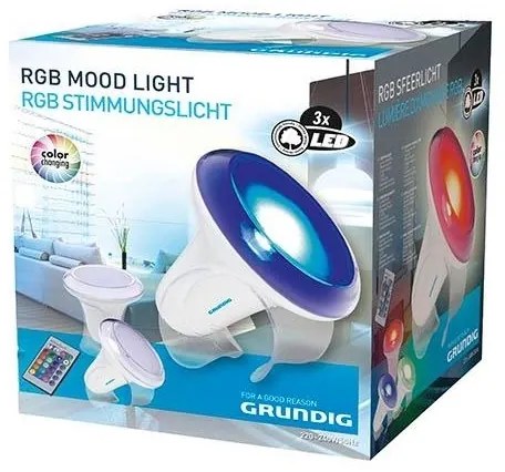 Grundig - LED RGB Stmívatelná stolní lampa LED/1W/230V + dálkové ovládání