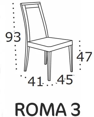 Drewmix Jídelní židle Roma 3