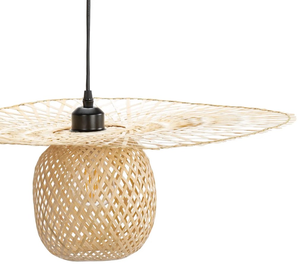 Toolight, závěsné svítidlo Natural 1xE27 APP883-1CP, přírodní, OSW-05241