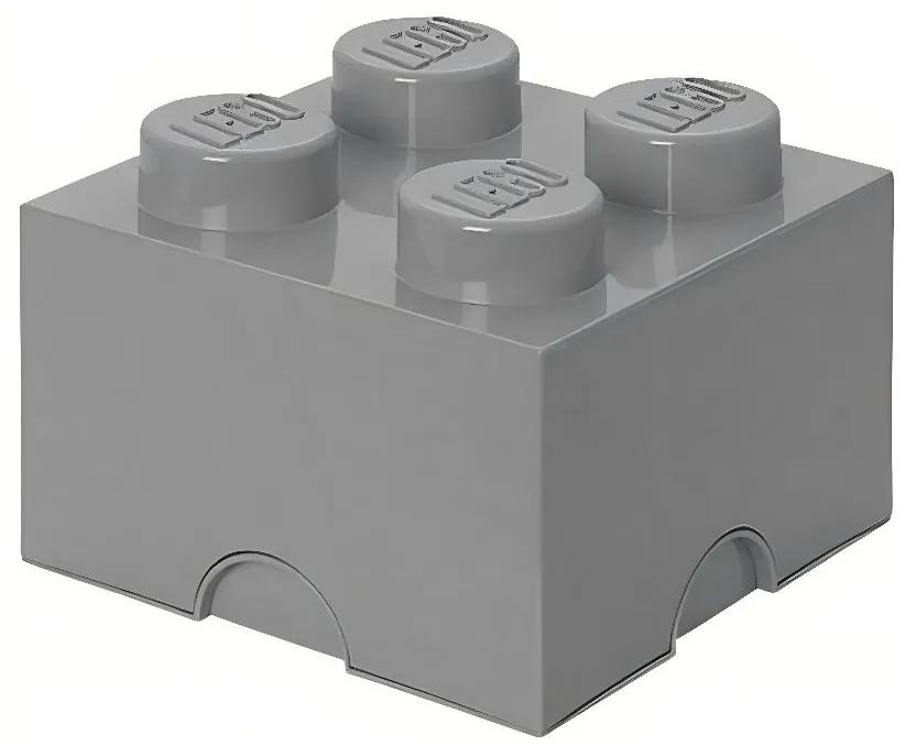 OnaDnes -20% Lego® Šedý úložný box LEGO® Smart 25 x 25 cm