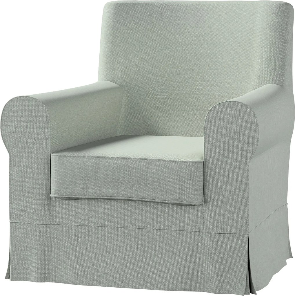 Potah na křeslo IKEA Ektorp Jennylund barva modrá látka pletený vzor