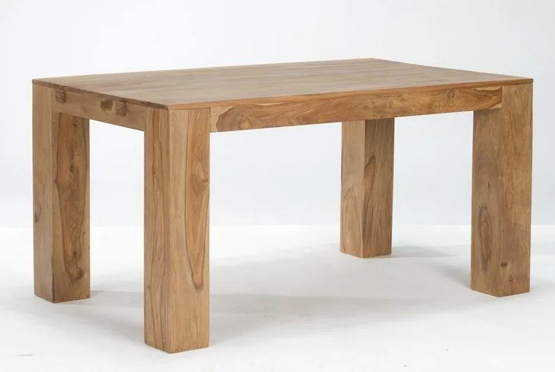 Furniture-nabytek - Masivní jídelní stůl 140x90x76 - Góvind