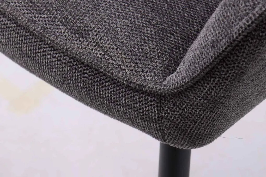 Designová židle Jadwiga tmavě šedá