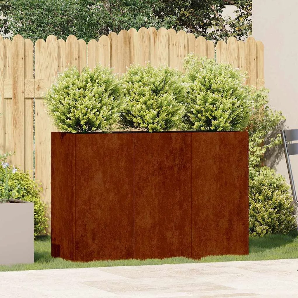 vidaXL Truhlík rezavá 120x40x80 cm [860721] Barva: antracitová