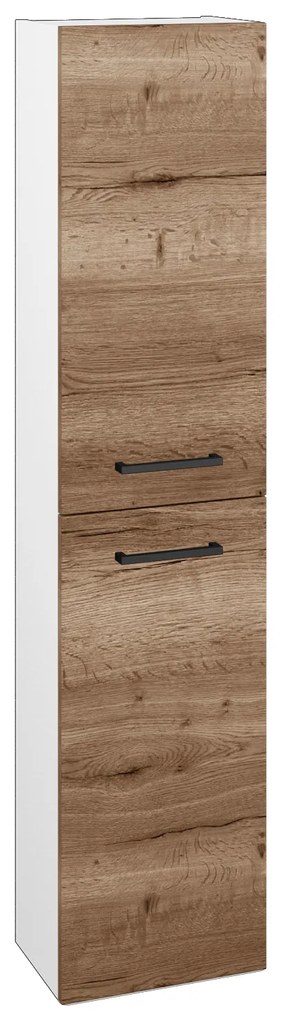 Dřevojas Skříň vysoká DOOR SV1D2 35 Varianta: D08 Wenge / Úchytka T02 / D08 Wenge / Levé