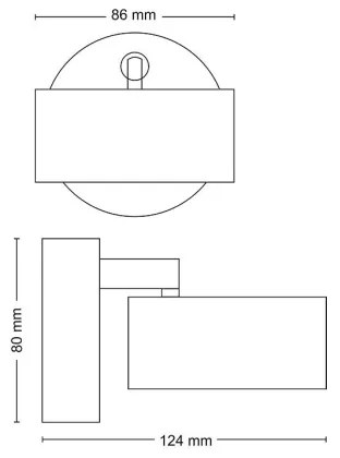 Philips - LED Bodové svítidlo BRACIA LED/5,5W/230V bílá