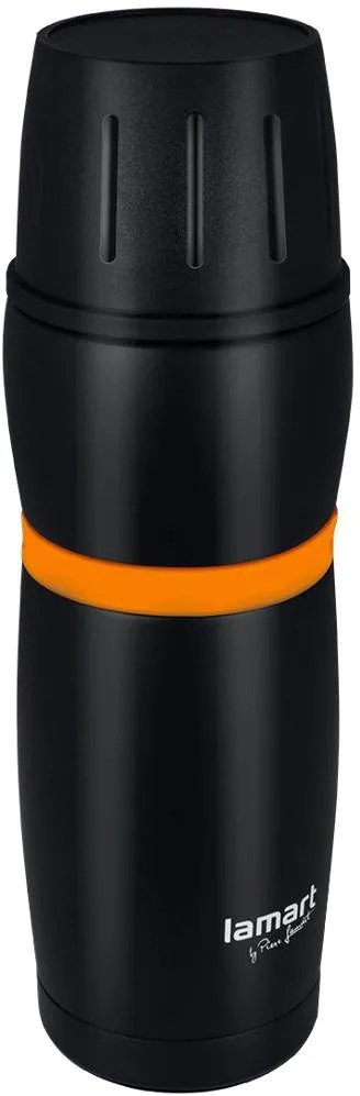 Termoska lamart termoska 480ml černo/oranžová cup lt4054