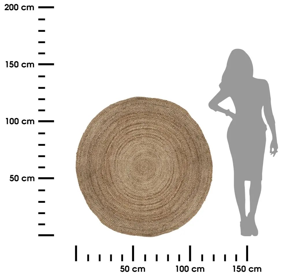 Koberec Kenzo, (fi) 120 cm, béžová