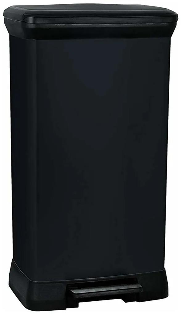CURVER DECO BIN 50L Odpadkový koš 39 x 29 x 73 cm černý 02162-929