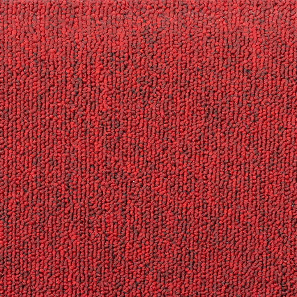 Schodové rohože 20 ks 65 x 24 x 4 cm červené půlkulaté velké 3365794