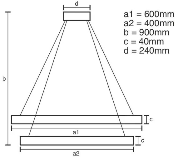 Brilagi - LED Stmívatelný lustr na lanku CIRCLE LED/70W/230V 3000-6500K černá+DO