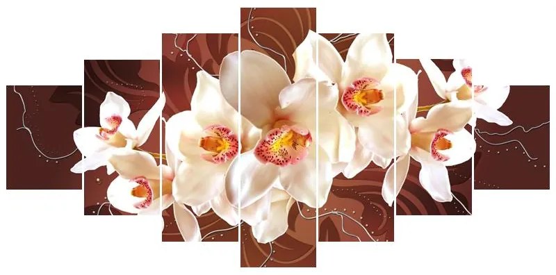 Obraz bílých květin (210x100 cm), 40 dalších rozměrů