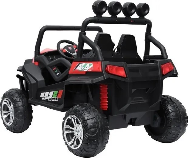 LEAN CARS Elektrické autíčko Buggy S2588, červené