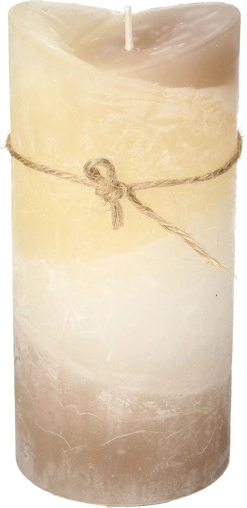 Svíčka Dorotea 15cm cappuccino