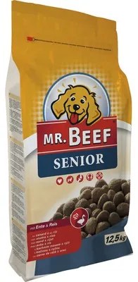 Krmivo pro psy MR. BEEF Senior s kachnou a rýží 12,5 kg