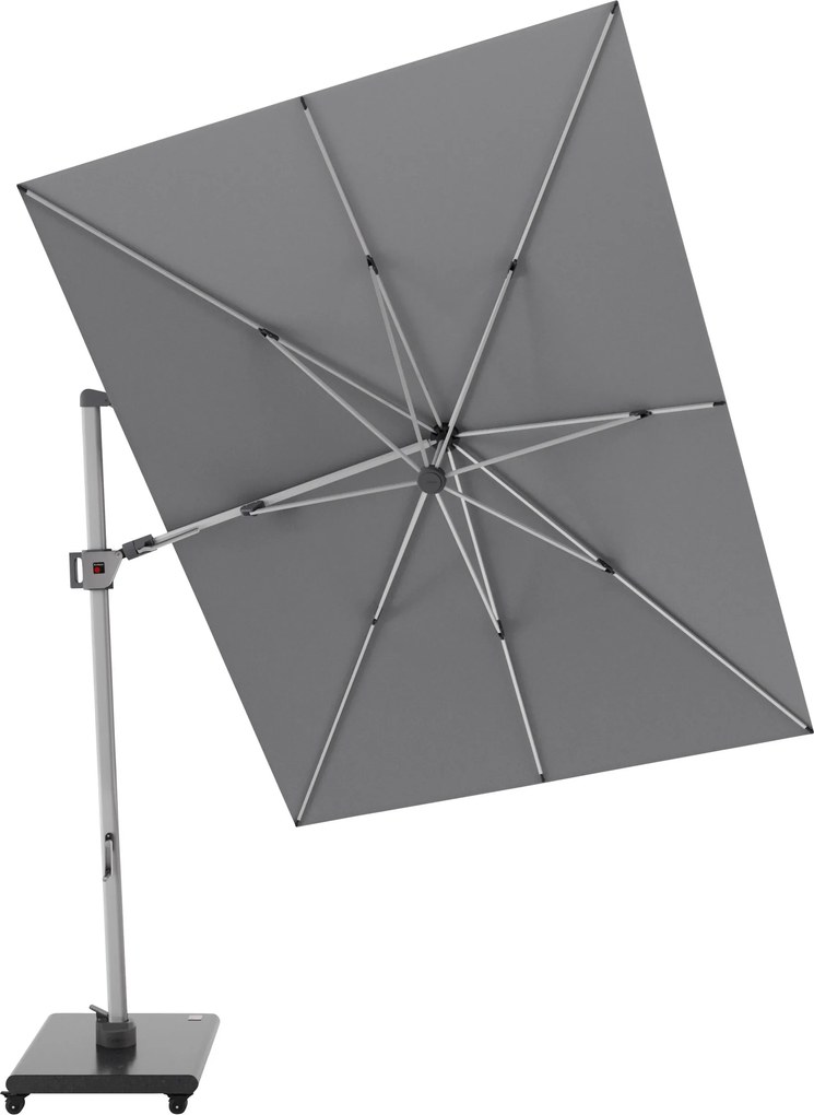 Knirps HYPERION 330 x 240 PRESTIGE - luxusní výkyvný zahradní slunečník s boční tyčí