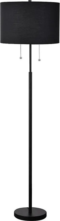 Stojací lampa FOGO 2xE27/15W/230V černá
