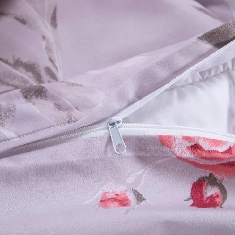Ložní rodinná souprava z mikrovlákna CHRISTINNE s prostěradly a povlaky na polštářky