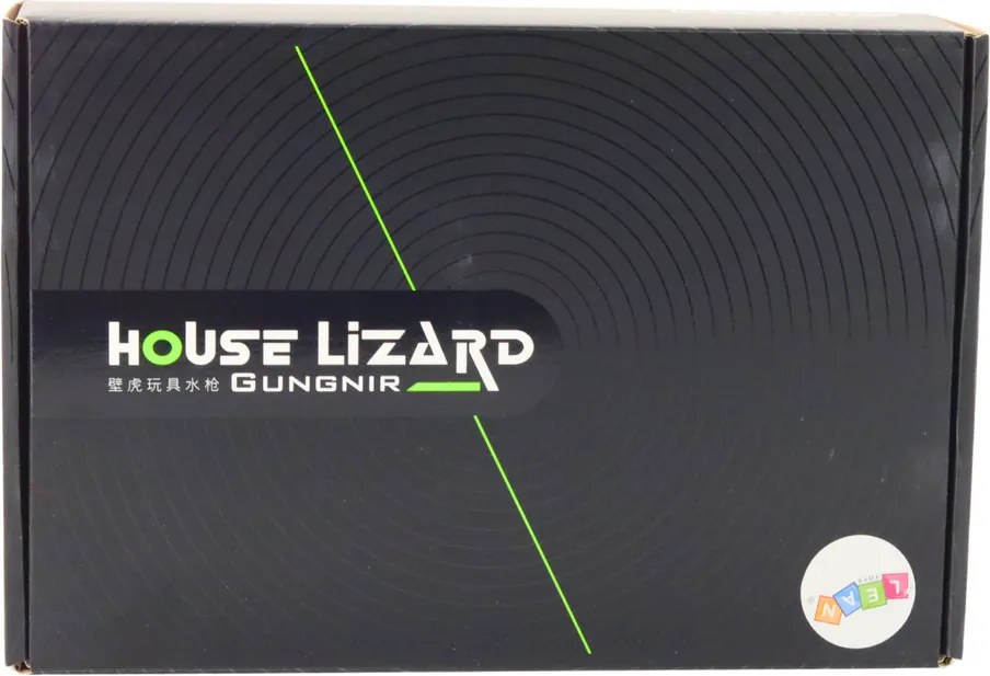 LEAN Toys Vodní pistole, automatická, hnědá, s průhlednou nádržkou