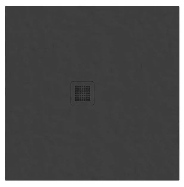 Ravak - Sprchová vanička 90x90 cm, matná černá XA037733010