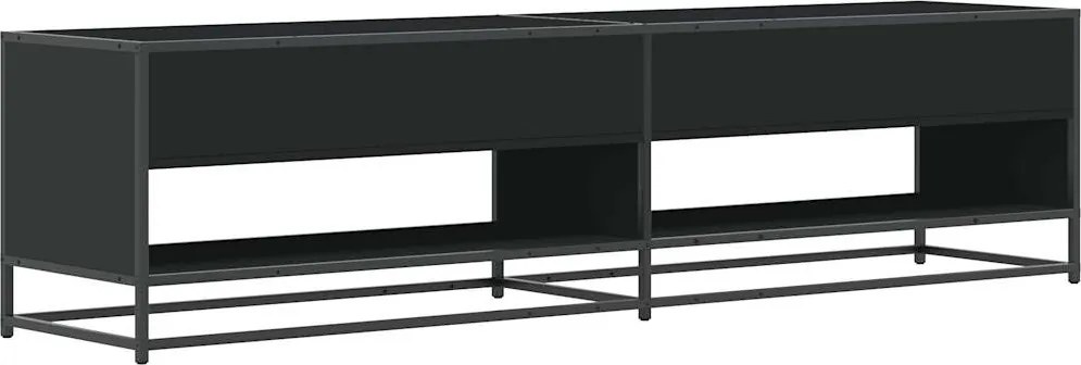 TV skříňka černá 180,5 x 40 x 46 cm kompozitní dřevo 3300800
