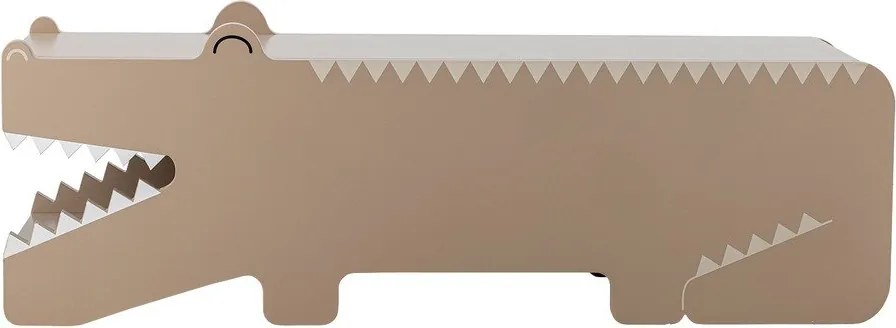 Hnědá dětská lavice z MDF Arnie – Bloomingville Mini