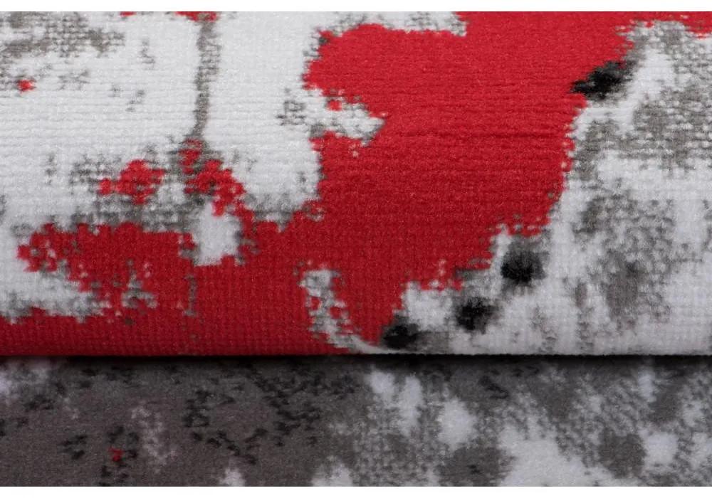 Kusový koberec PP Kevis šedočervený 120x170cm