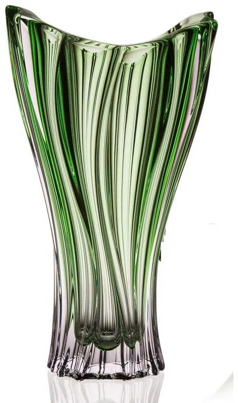 BOHEMIA PLANTICA VÁZA 320MM ZELENÁ