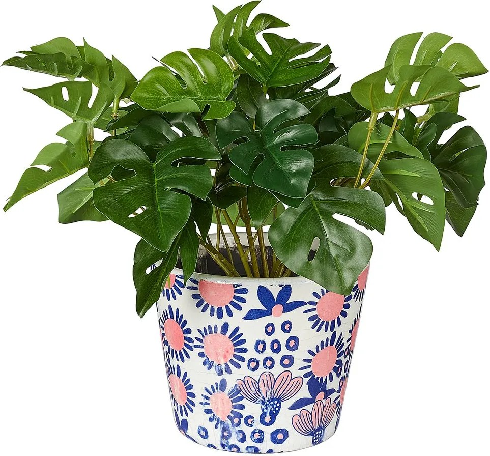 EVERGREEN Květináč 14 cm - růžová/modrá
