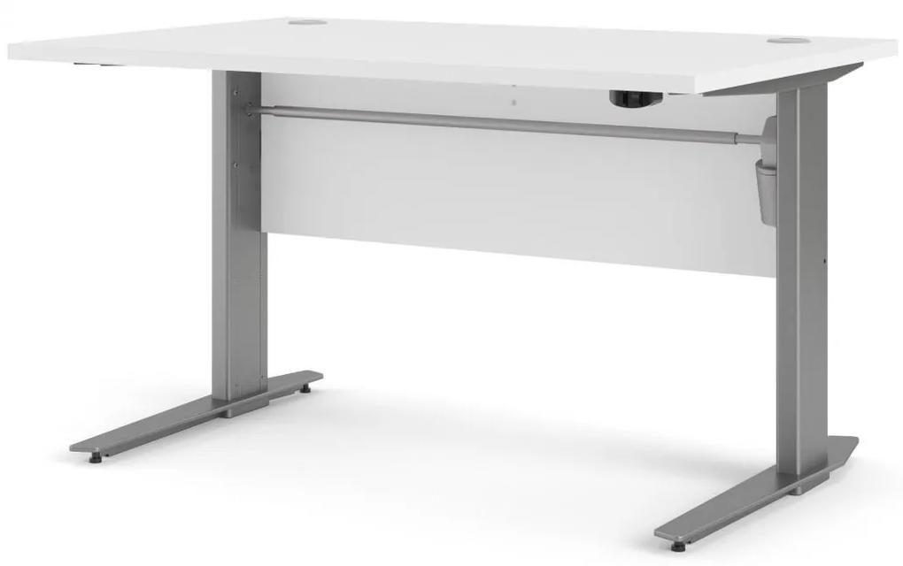 FALCO Výškově nastavitelný psací stůl Office 80400/382 bílá/silver grey